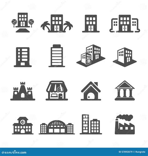 Edificio Icono Vector Png