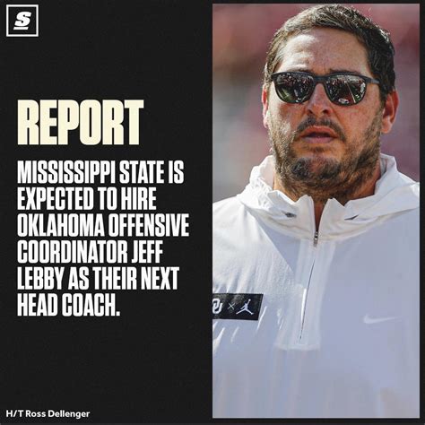 Breaking Jeff Lebby Reportedly New Ms State Hc Via Thescore Rsooners