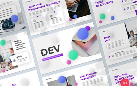 Web Development Powerpoint Templates Ppt And Pptx Themes For Web Developer Company Presentations