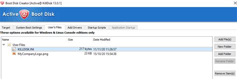Windows Boot Disk Customization