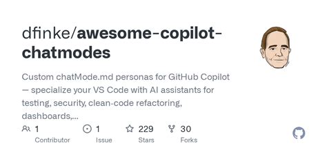Github Dfinkeawesome Copilot Chatmodes Custom Chatmodemd Personas