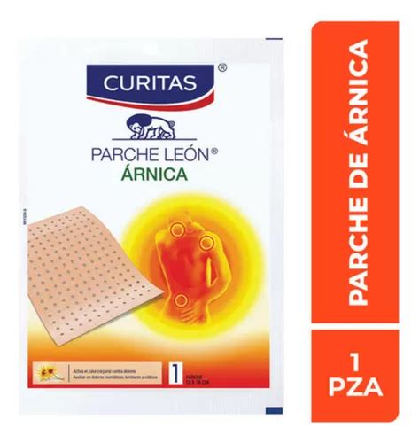 Parche Para Dolor Muscular Curitas León Árnica 1 Pieza Mercadolibre