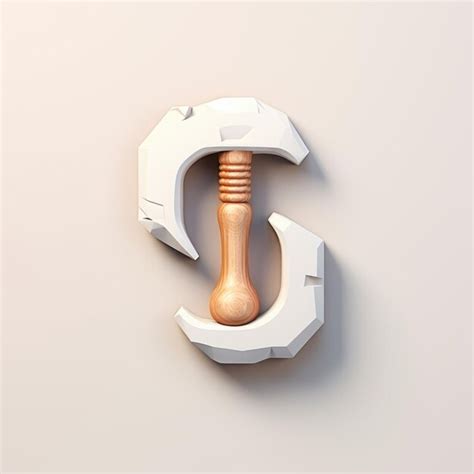 Premium Photo Hammer Mascot For A Company 3d Logo Generative Ai