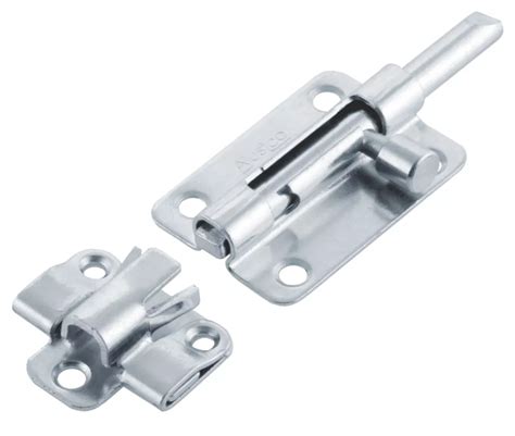 Ajustlock Barrel Bolt Blue Passivated 55mm Screwfix