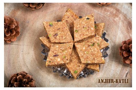 Ambynuts Special Low Sugar Premium Anjeer Kaju Katli Ambynuts