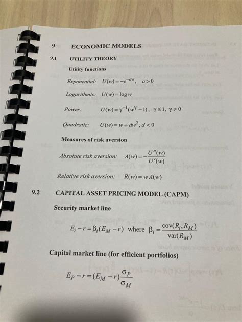 Actuarial Science Formula Book Yellow Book Hobbies And Toys Books
