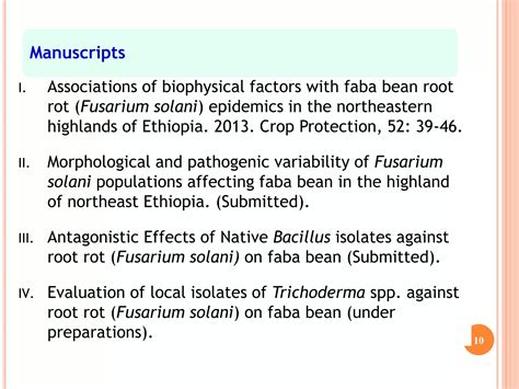 Faba Bean Root Rot Defense Finalppt