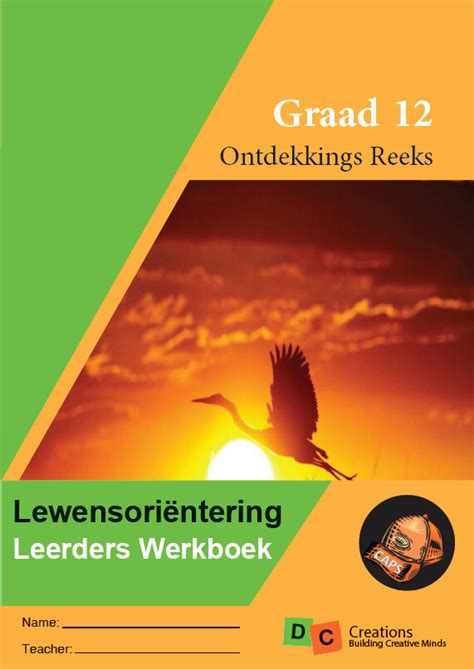 Graad 12 Dc Ontdekkingsreeks Lewensorienteering Leerders Werkboek