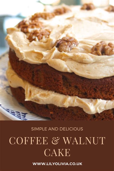 Delicious Coffee And Walnut Cake Recipe