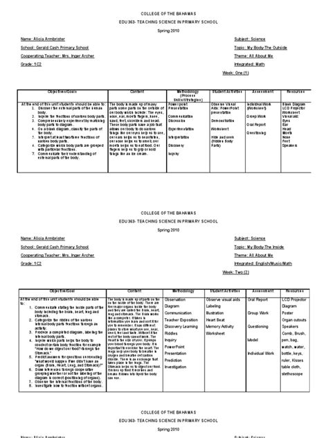 Pdf Science Units Dokumentips
