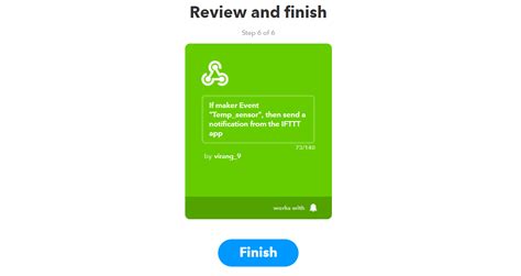 Ifttt Notification With Temperature And Humidity Value Dth11