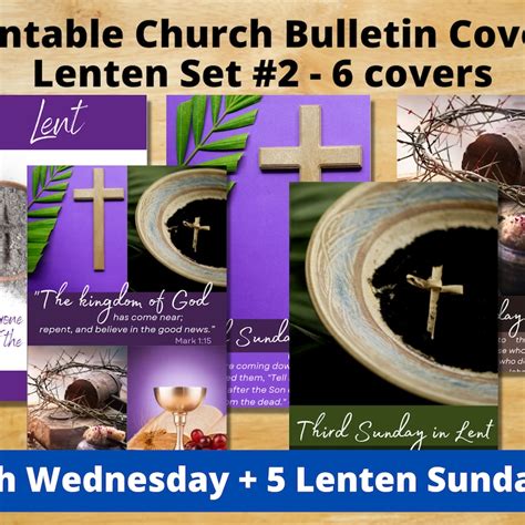 April Church Bulletin Covers Etsy