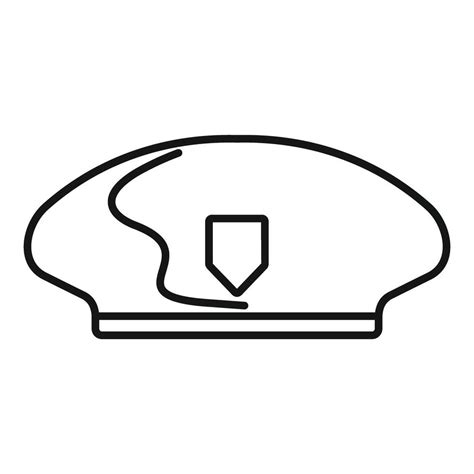 Military Beret With Badge Showing Army Uniform Concept 49556534 Vector