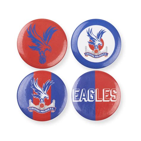 Cpfc 4 Pack Button Badges