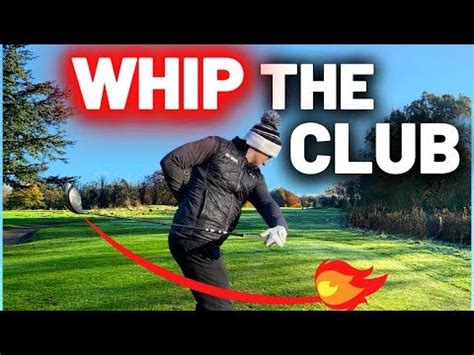 How To Really Whip The Golf Club Through The Ball Youtube Golf