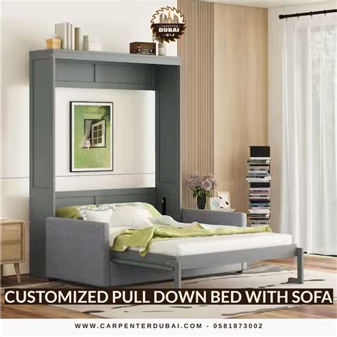 Customized Pull Down Bed With Sofa 0581873002 Murphy Beds