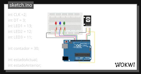 Encoder Ky Wokwi ESP STM Arduino Simulator