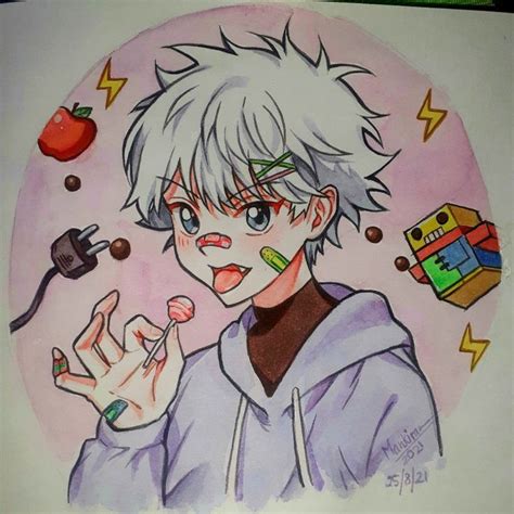 Killua Fanart 🤍🤍 Fan Art Art Anime