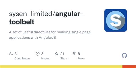 Github Sysen Limitedangular Toolbelt A Set Of Useful Directives For Building Single Page