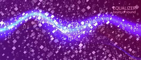 Equalizer Music Vector Wallpaper Pink Purple Blue Background Matrix