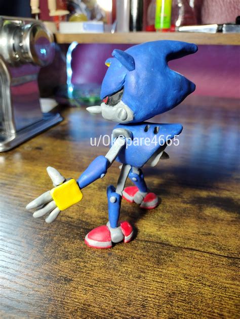 Finished My Metal Sonic Clay Figure R Sonicthehedgehog