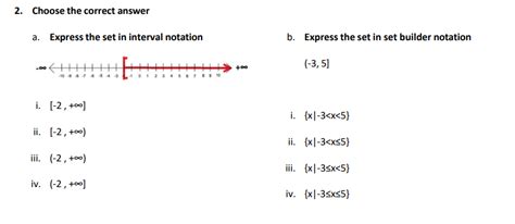 [solved] 2 choose the correct answer a express the set