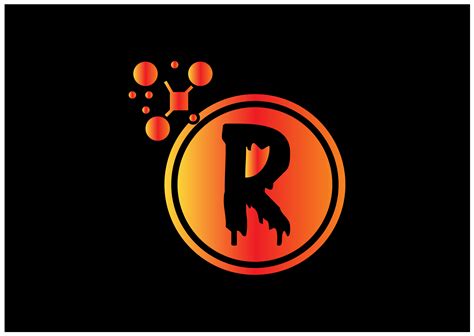 R Halloween Tech New Logo Design Graphic By Mdnuruzzaman01893