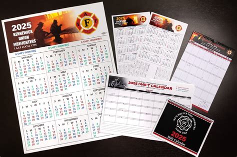 Shift Calendars — Firefighters Print And Design