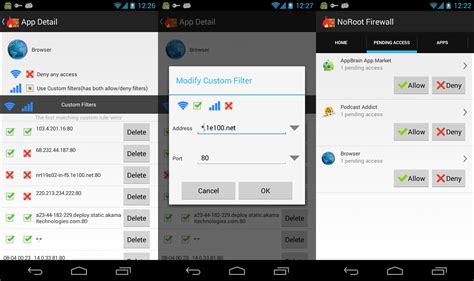 Free No Root Firewall APK For Google Android Smartphones