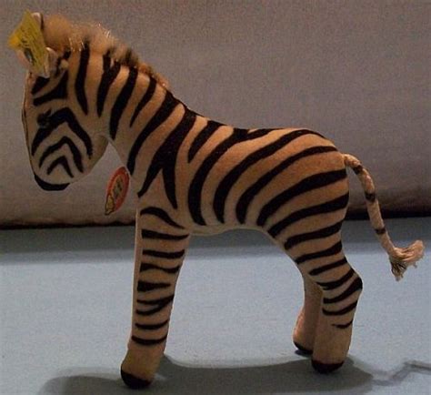 Vintage Steiff Zebra Toy
