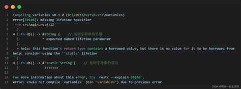 rust 中的引用与借用 rust 引用 借用 csdn博客