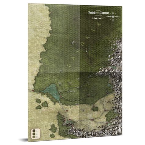 Symbaroum Rpg Symbar And Davokar Hexagon Map Alpha Omega Hobby