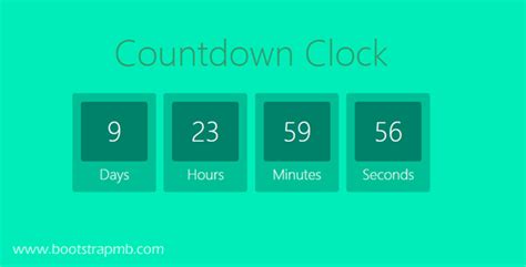 倒计时网页模板倒计时前端特效插件代码下载 倒计时网页模板倒计时前端特效插件代码下载