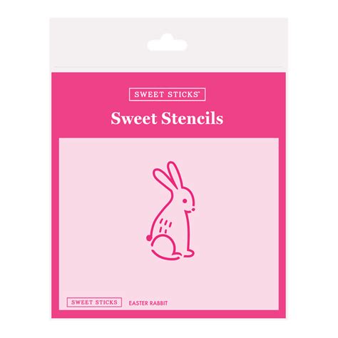 Easter Bunny Rabbit Stencil By Sweet Sticks Kiwicakes