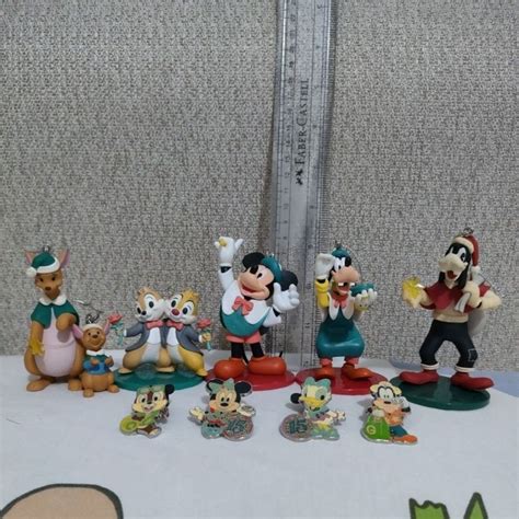 Jual Disney Action Figure Christmas Edition Goofy Mickey Daisy Chipmunk