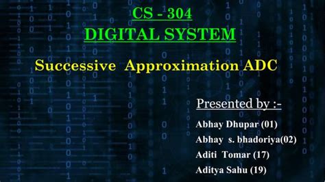 Successive Approximation Adc Pptx