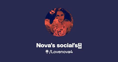 Novas Socials Tiktok Instagram Linktree