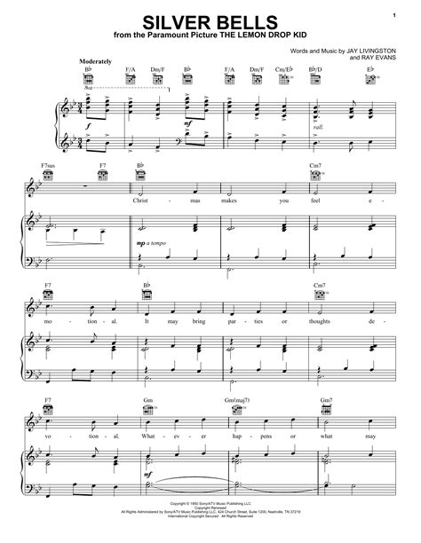 Silver Bells Sheet Music