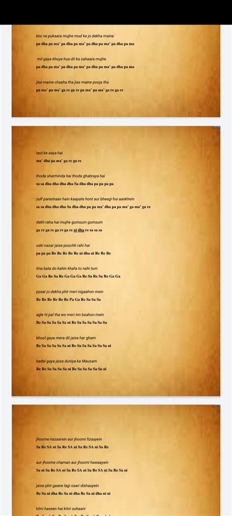 Breathless Shankar Mahadevan Piano Notes With Lyrics