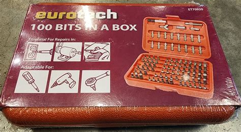 Eurotech 100pce Bit Set Mobile Workshop Supplies