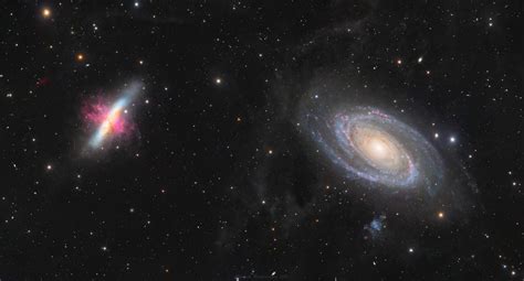 Bodes Galaxy With Ifn And Cigar Galaxy With Ha Cap Experienced Deep