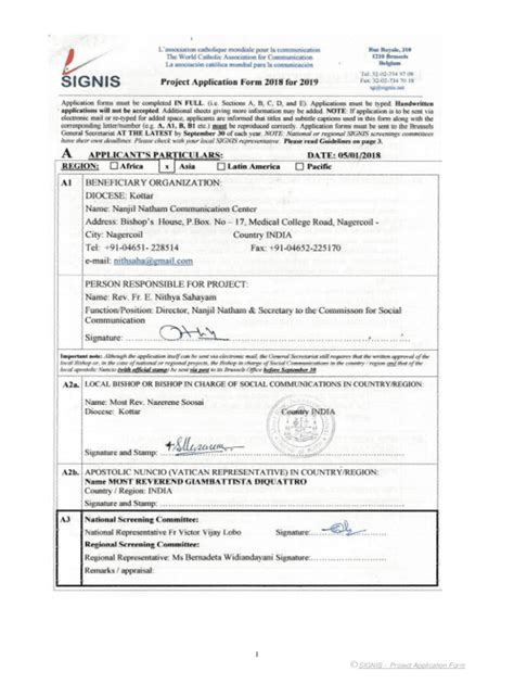 Fillable Online Diocese Kottar Fax Email Print Pdffiller