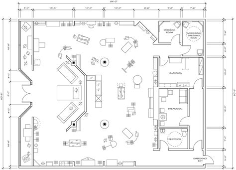 Fashion Retail Floor Plan Fashion Retail Floor Plan