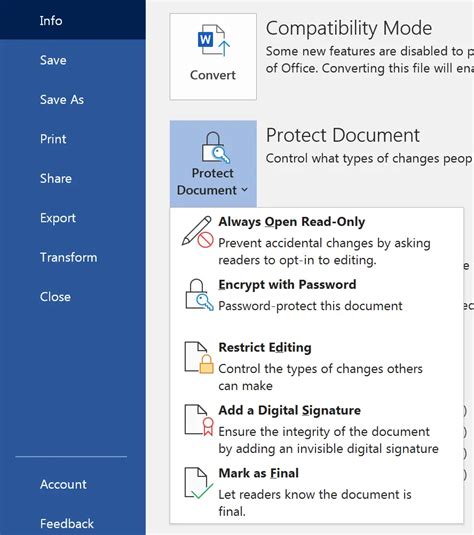 Methods To Secure Microsoft Word Documents Sp Cloud Academy