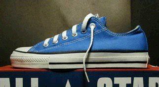 Blue Low Cut Chucks