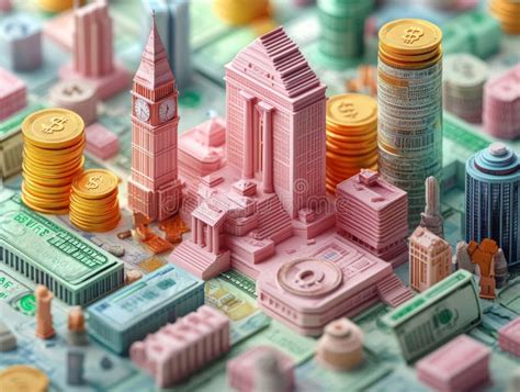 3d Currency And Money Illustration Or Models Finance Business And Global Economic Transaction
