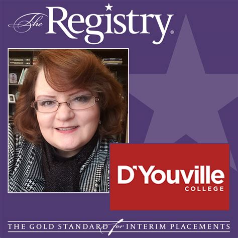 Best Wishes To Registry Member Deborah Garrison On Her Placement As