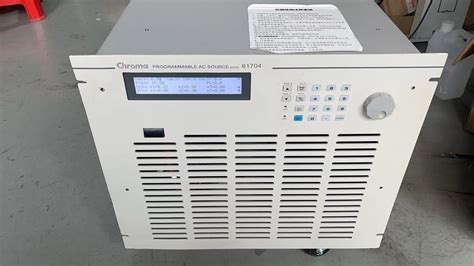 Chroma 61704 Programmable Ac Power Source 6 Kva 1 Kw 3 Phase