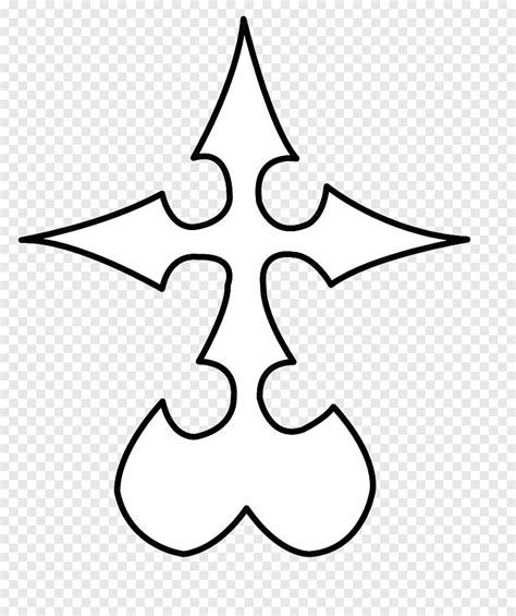 Decorative Cross Outline