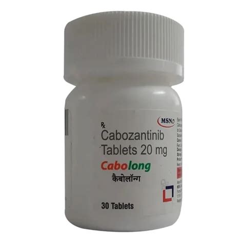 Cabozantinib 20mg Tablets For Renal Liver And Thyroid Cancer 30